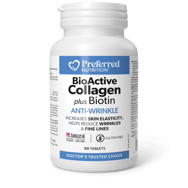 Collagène BioActif plus biotine - Preferred Nutrition